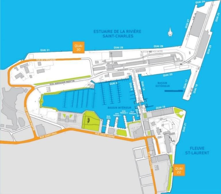 Accessing the Wharves - Port of Quebec